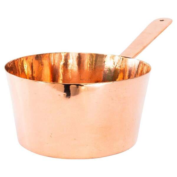 Big Art Deco Copper Bowl With Handle Vienna Around 1920s | Vinterior