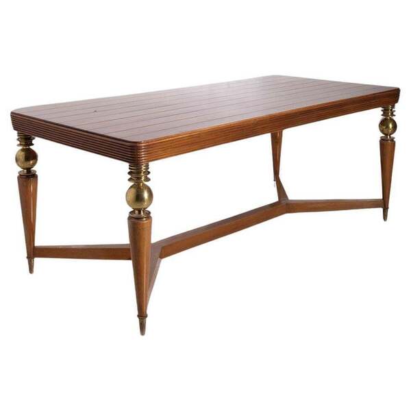 Gio Ponti Rare Dining Table Museum Level Archival Documentation | Vinterior