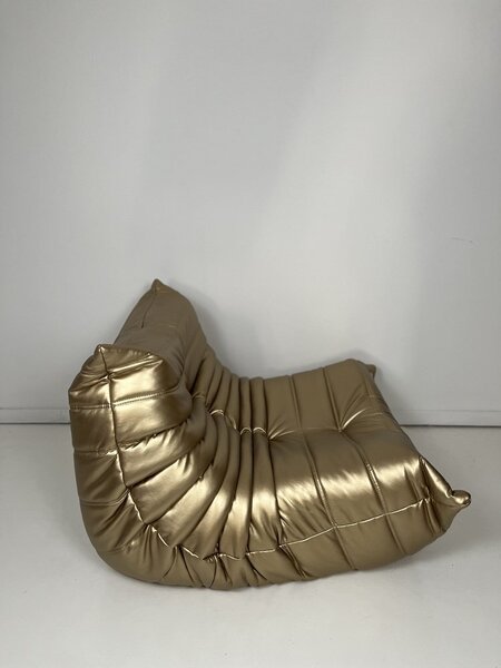 Golden Togo Lounge Chair By Michel Ducaroy For Ligne Roset | Michel ...