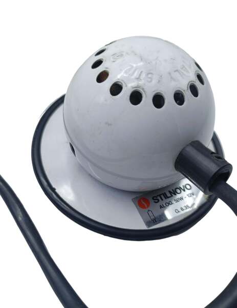 Piero Castiglioni And Gae Aulenti For Stilnovo Pair Of White Lamps ...