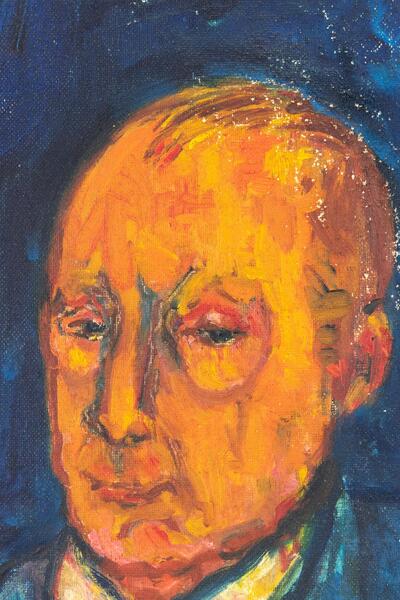 Sirio Pellegriniself Portrait Oil On Canvas By Sirio Pellegrini ...