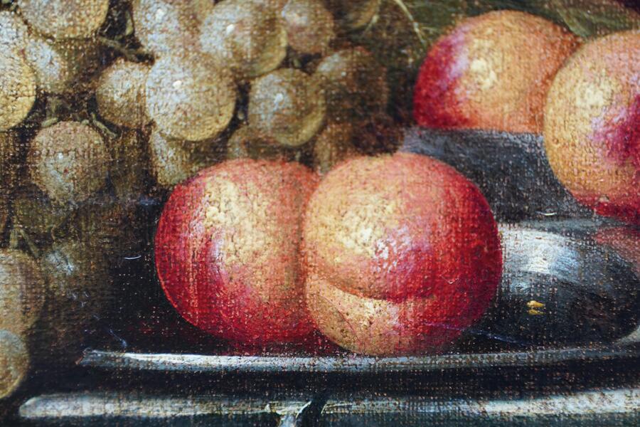 Still Life Of Fruit Dutch 17th Century Art Old Master Still Life Oil ...