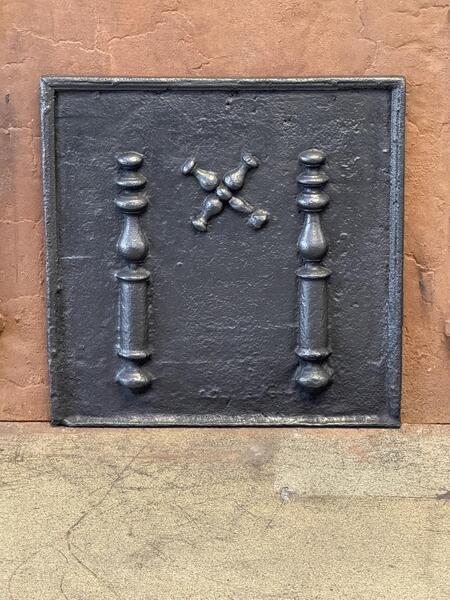 18th Century French Louis XIV Period 'Saint Andrew's Cross' Fireback ...