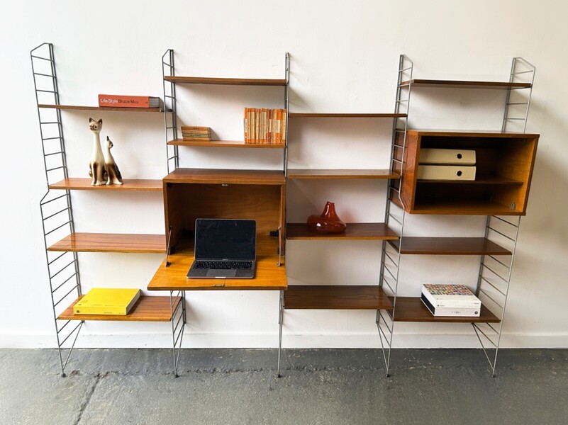 1960s Mid Century Shelving System By Brianco—Also Available As ...