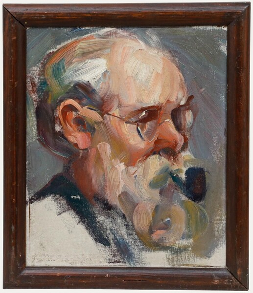 Antoine Pluymers (1910 1967) 1952 Oil, Gentleman And Pipe | Vinterior