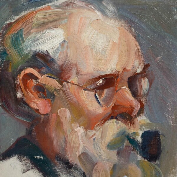 Antoine Pluymers (1910 1967) 1952 Oil, Gentleman And Pipe | Vinterior