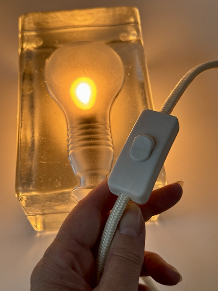 Genuine Design House Stockholm Block Lamp With White Cord Harri ...