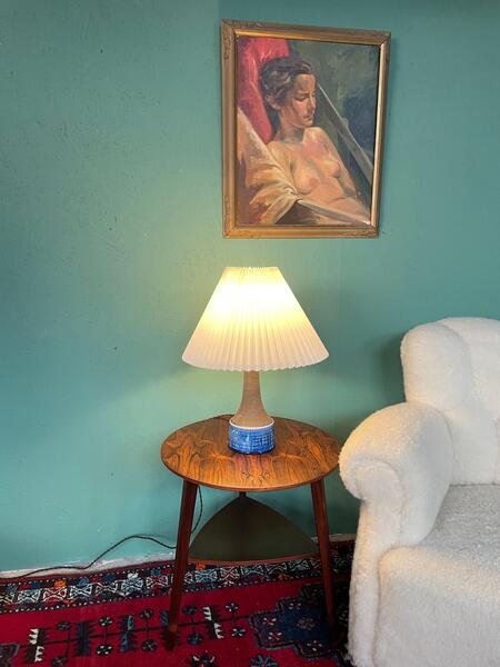 Danish Mid Century Modern Pottery Table Lamp | Vinterior