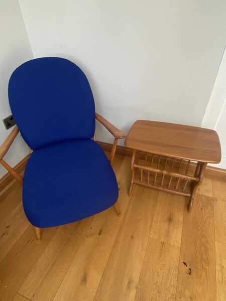 Ercol Model 974 Side Table And Magazine Rack | Ercol | Vinterior