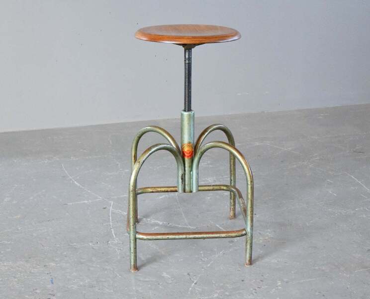 Architects Swivel Stool By Heliolithe Circa 1950s | Vinterior