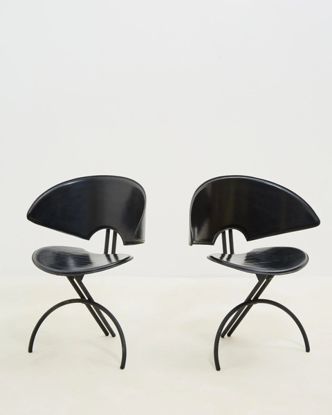Sculptural Side Chairs | Vinterior