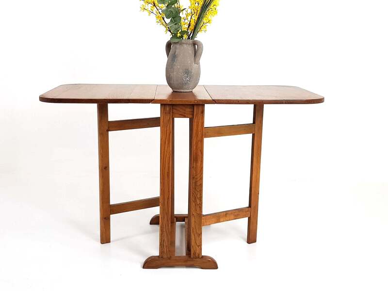 Oak Drop Leaf Dining Table | Vinterior