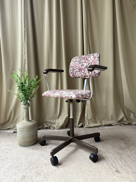 Vtg Mid Century 70s Desk Office Chair Danish Scandi Modernist R1206 ...