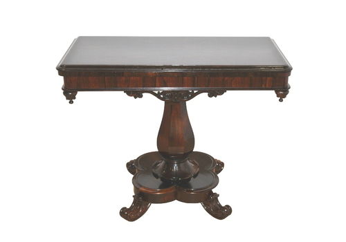 A Rare And Unusual Early 19th Century Turn Over Leaf Card Table | Vinterior