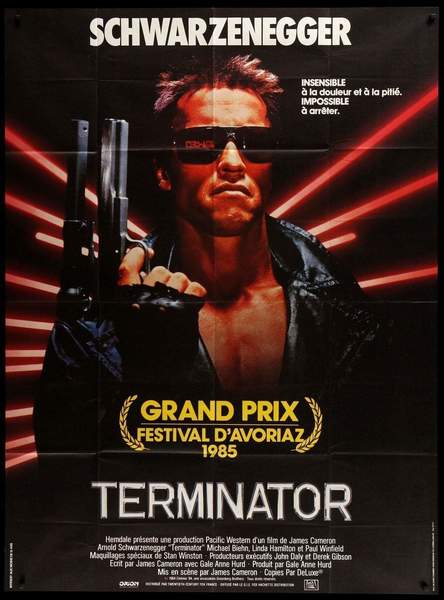 Terminator 1984 Poster POST SOC The Terminator 1/2 Sheet Hungarian