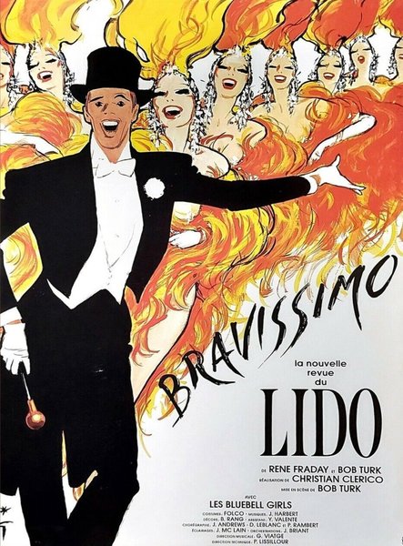 Lido Bravissimo, 1980s, Paper Original Vintage Poster | Christian Dior ...