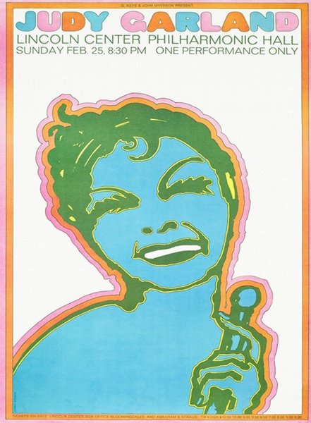 Judy Garland Lincoln Center Original Vintage Poster | Vinterior