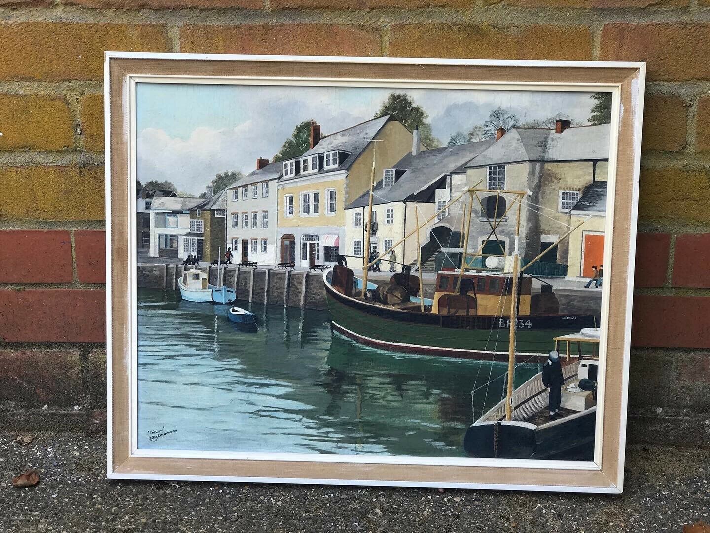 Original Painting Of Padstow By Andy Anderson | Vinterior