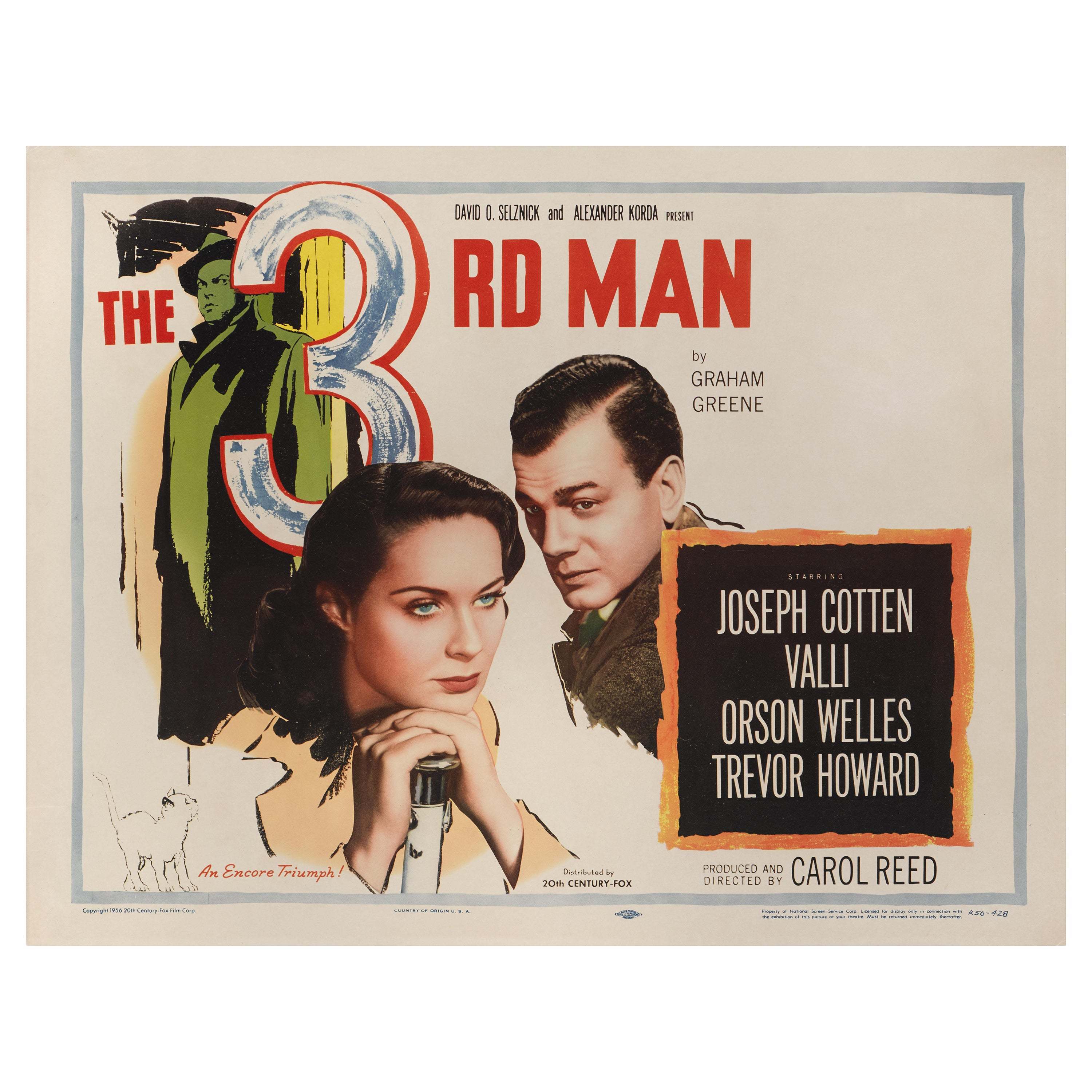 The Third Man, Original Us Film Poster | Vinterior