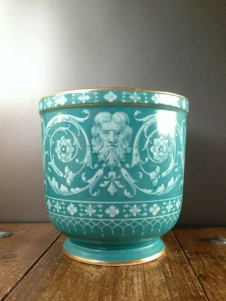 Gorgeous Neoclassical Minton ? Porcelain Plant Pot Planter Jardiniere ...
