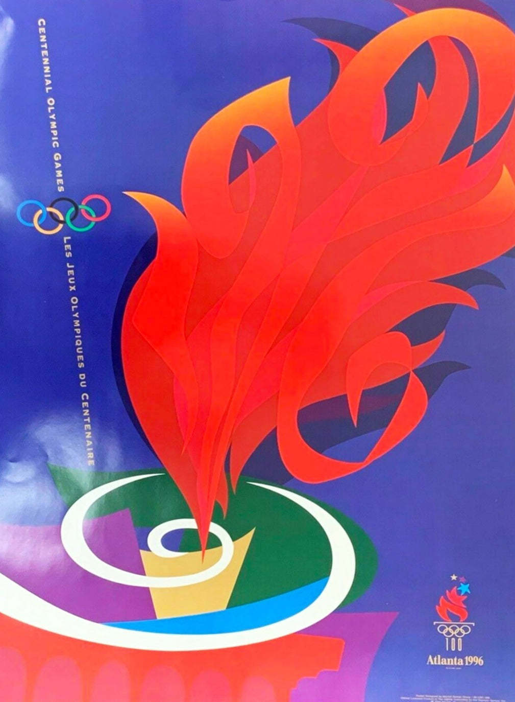 1996 Atlanta Olympic Games Original Vintage Poster | Vinterior