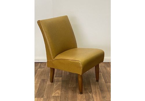 Mid 20th Century Hungarian Upcycled Cream Cocktail Chair | Vinterior