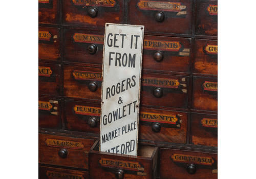 Essential Vintage Enamel Signs | Vinterior