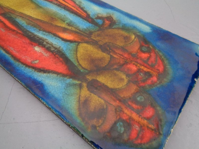 Vintage Ceramic 768 Plaque From Ruscha, 1970s | Ruscha | Vinterior