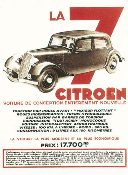 La 7 Citroen Original Vintage Poster | Vinterior