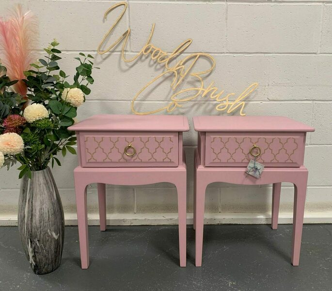 Custom Stag Painted Bedside Tables | Stag | Vinterior