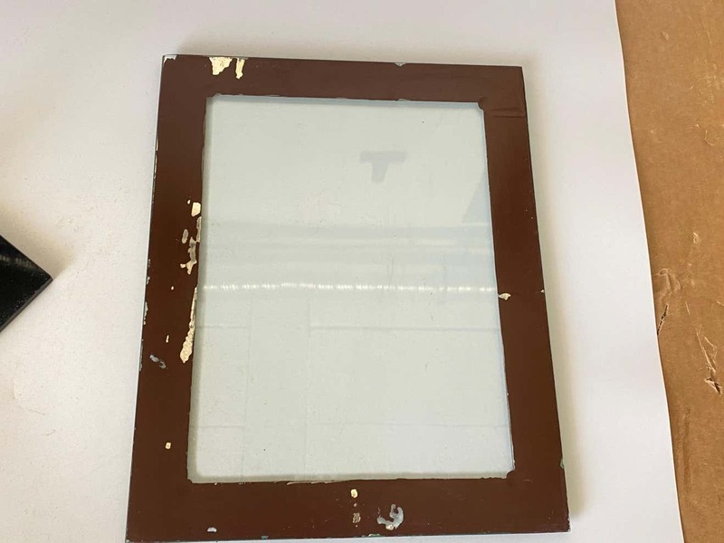 Art Deco Picture Frame Back Bakelite And Bevelded Mirror, France Circa ...