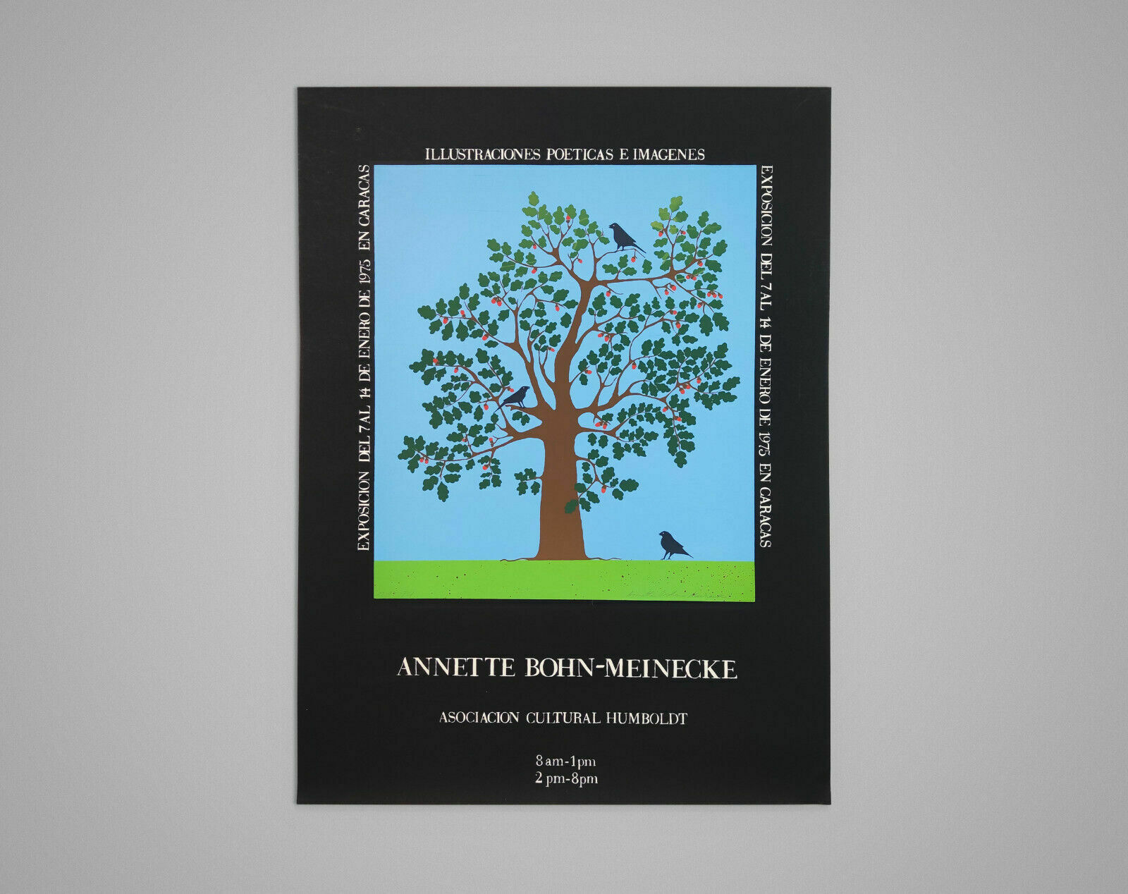 Original Vintage 1970s Annette Bohn Meinecke Art Exhibition Poster ...