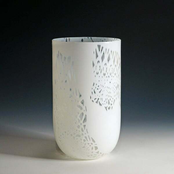 Merletto Vase, Brigitta Carlsson And Ove Thorssen For Venini, Murano ...